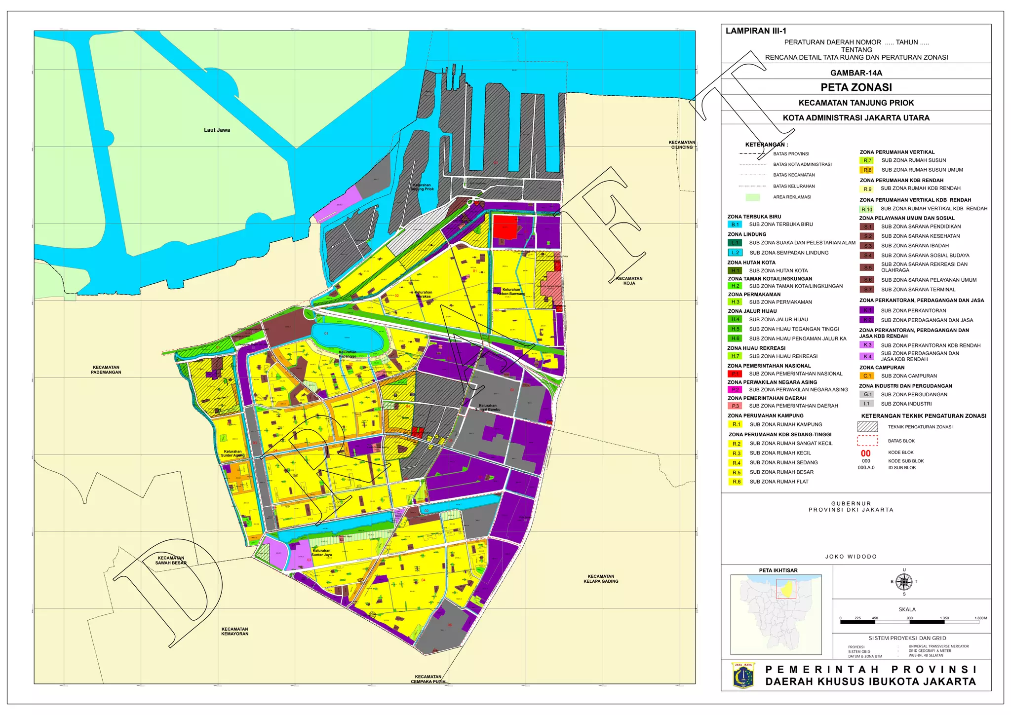 Lampiran III 1 Peta Zonasi Kecamatan | PDF