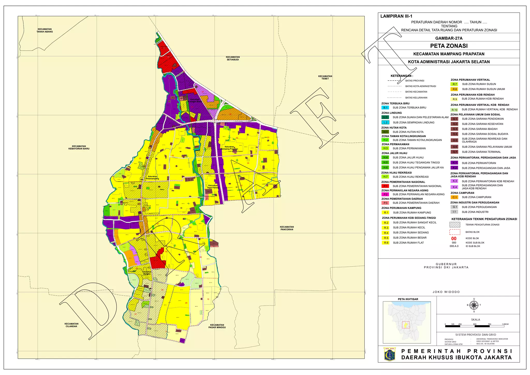 Lampiran III 1 Peta Zonasi Kecamatan | PDF
