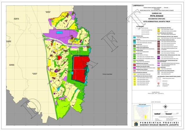 Lampiran III 1 Peta Zonasi Kecamatan | PPT