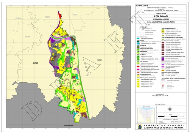 Lampiran III 1 Peta Zonasi Kecamatan | PPT