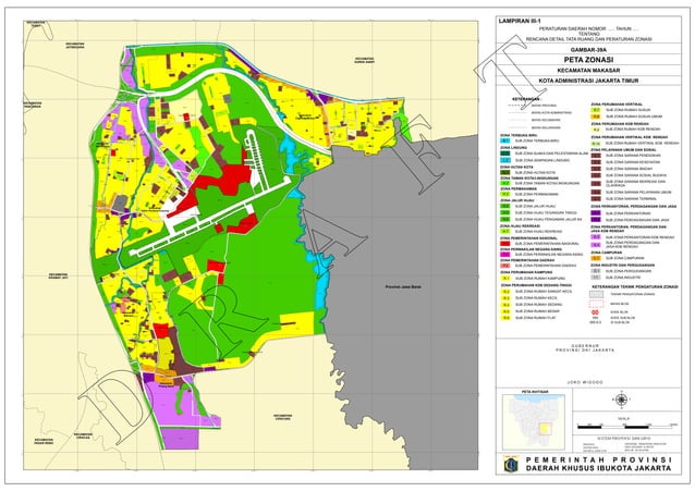 Lampiran III 1 Peta Zonasi Kecamatan | PPT