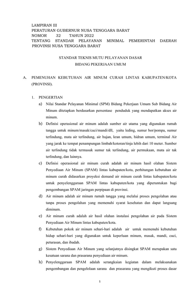 Lampiran Iii Spm Bidang Pekerjaan Umum Pdf