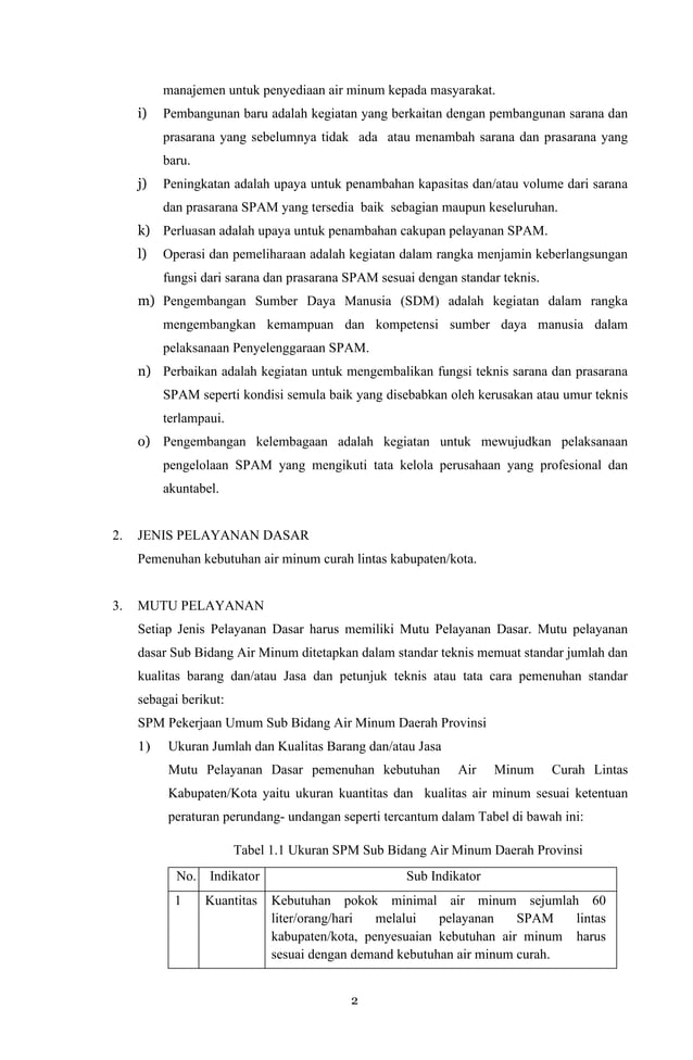 Lampiran Iii Spm Bidang Pekerjaan Umum Pdf