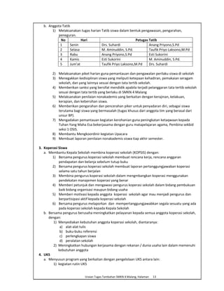 Lampiran iii uraian tugas | PDF