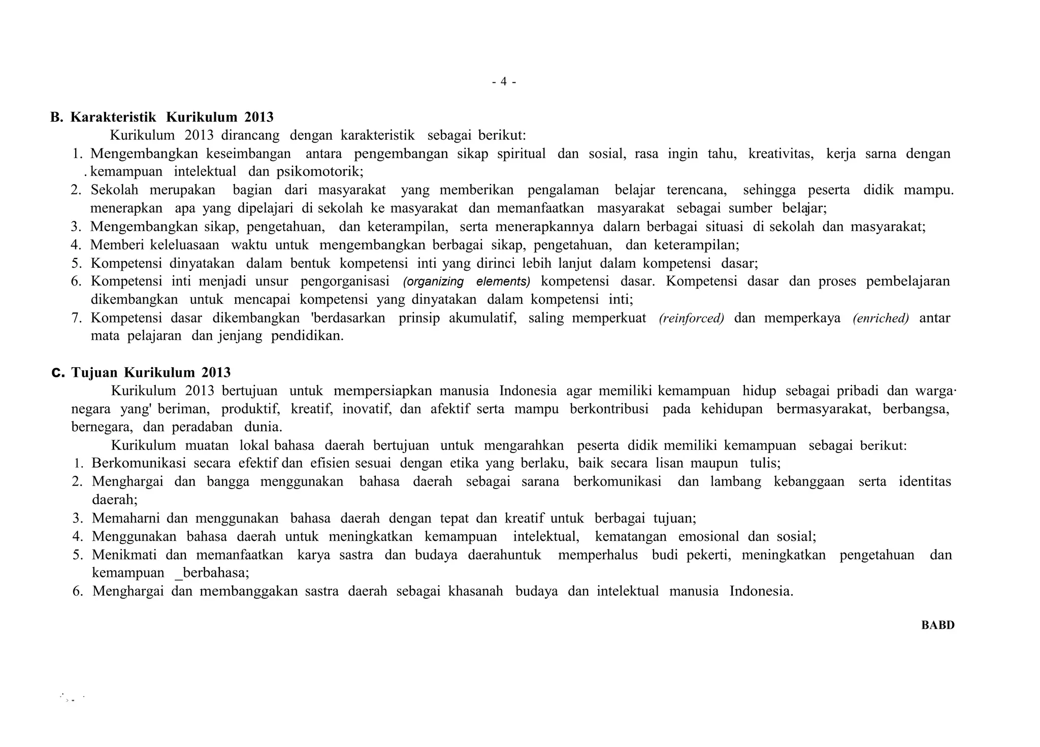 LAMPIRAN PERGUB No. 19 Tahun 2014 tentang mulok bhs Jawa .doc