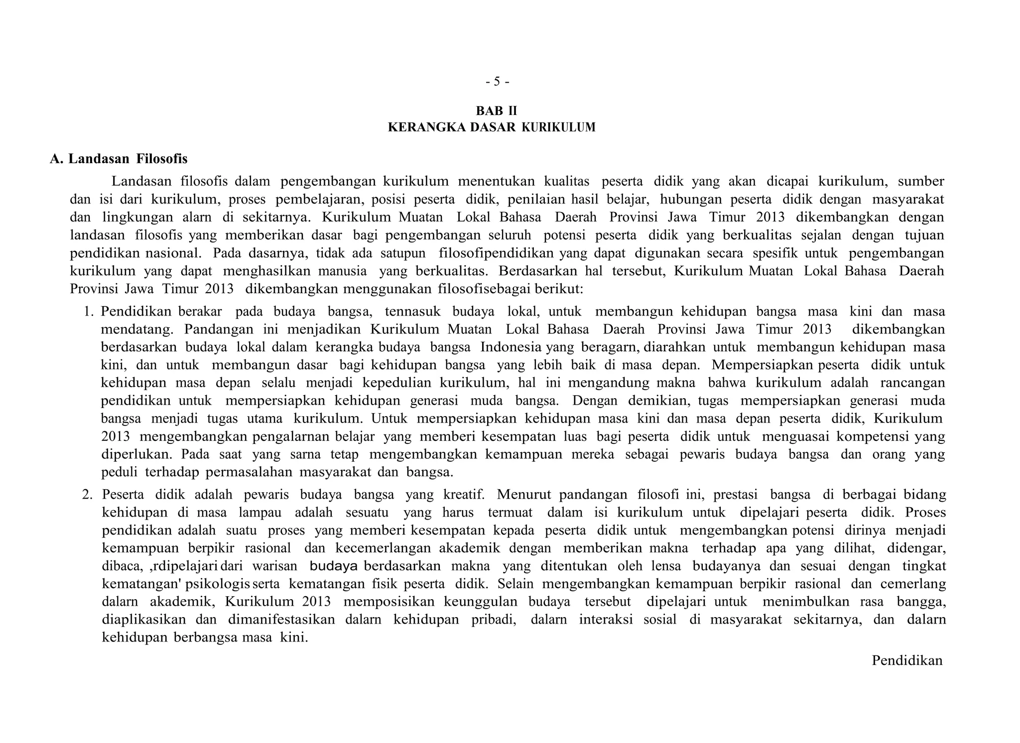 LAMPIRAN PERGUB No. 19 Tahun 2014 tentang mulok bhs Jawa .doc