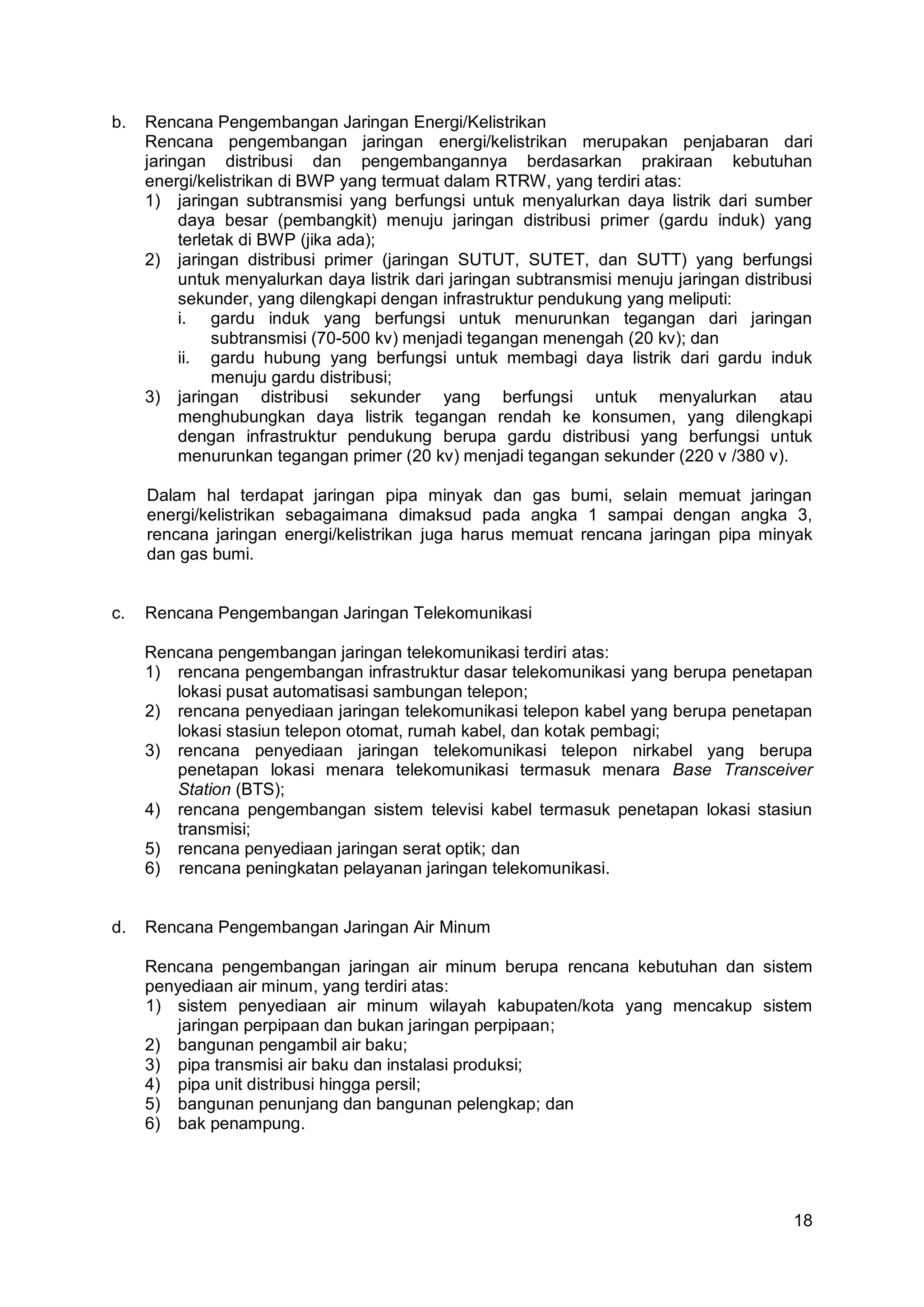 Pedoman Penyusunan Rencana Detail Tata Ruang dan Peraturan Zonasi Kabupaten/Kota | PDF