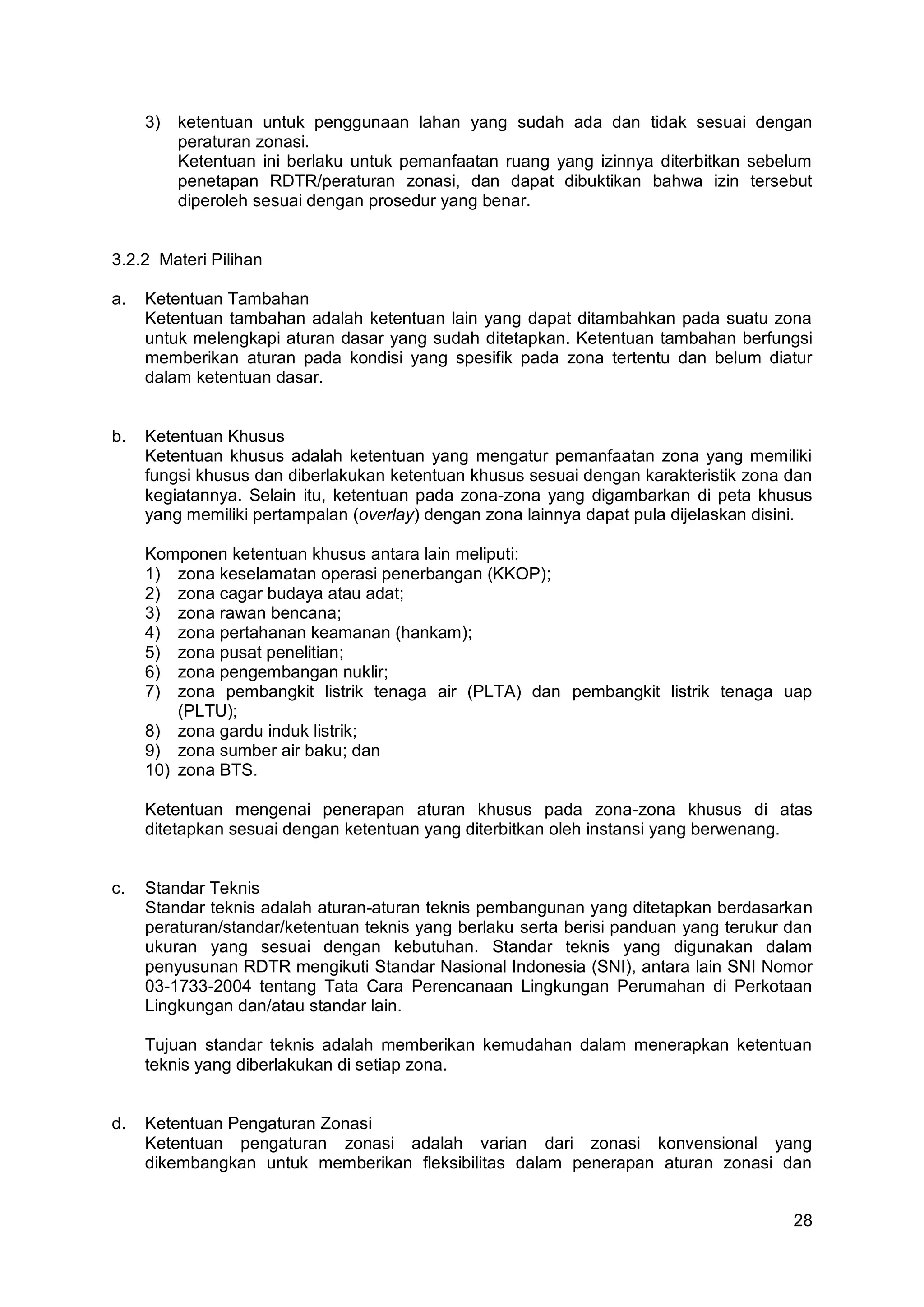 Pedoman Penyusunan Rencana Detail Tata Ruang dan Peraturan Zonasi Kabupaten/Kota | PDF