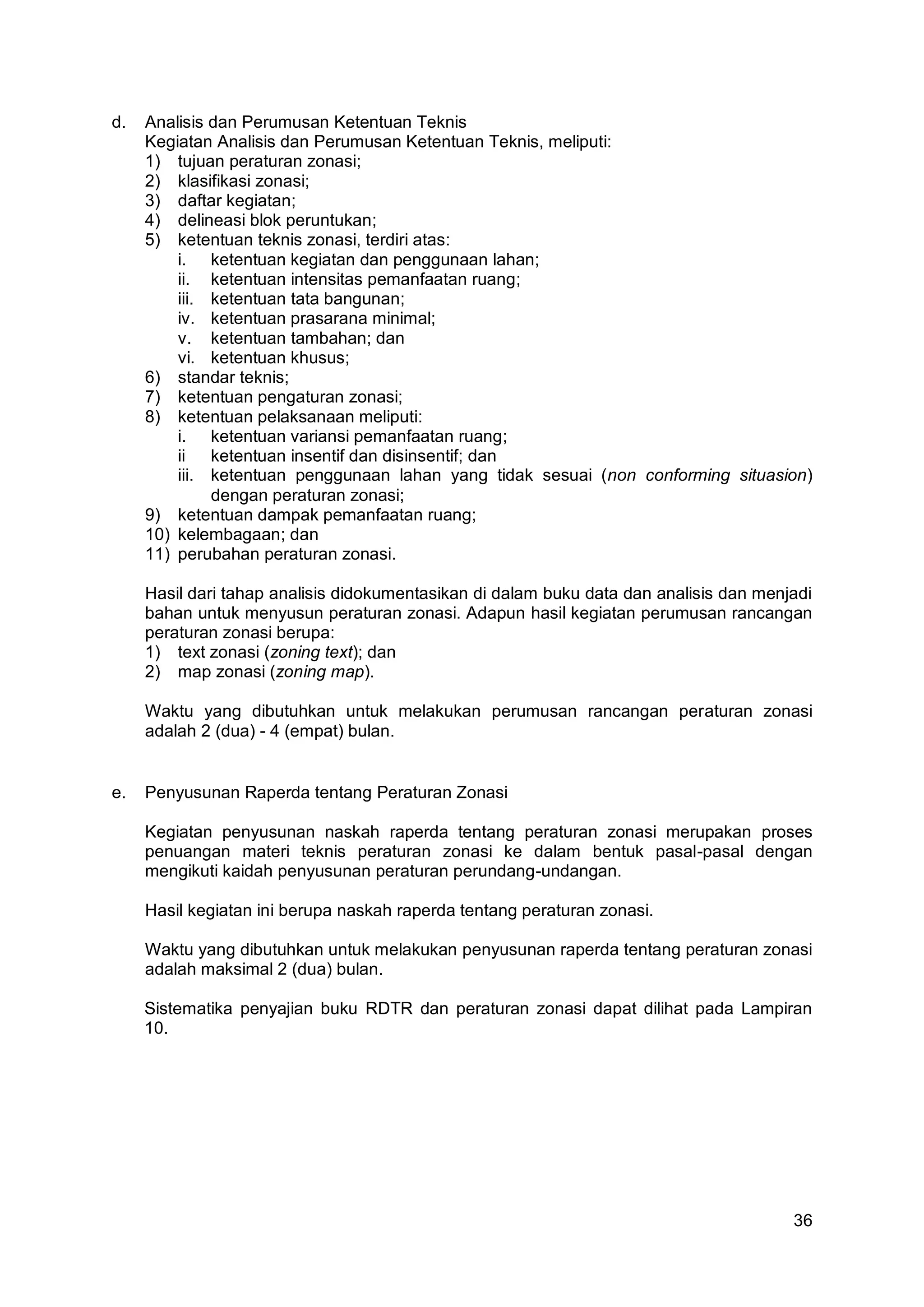 Pedoman Penyusunan Rencana Detail Tata Ruang dan Peraturan Zonasi Kabupaten/Kota | PDF