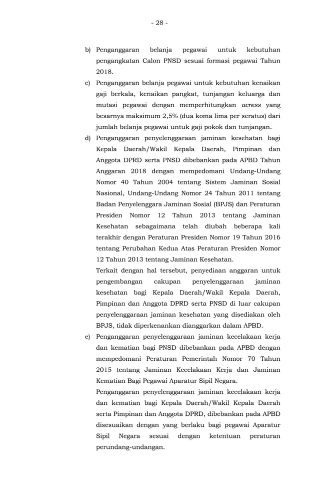 Lampiran permendagri nomor 33 tahun 2017 | PDF