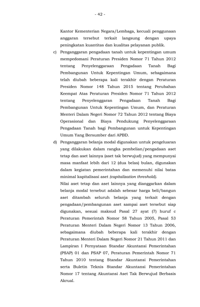 Lampiran permendagri nomor 33 tahun 2017 | PDF