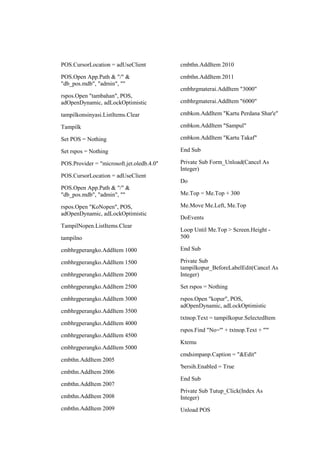 Lampiran source code | PDF