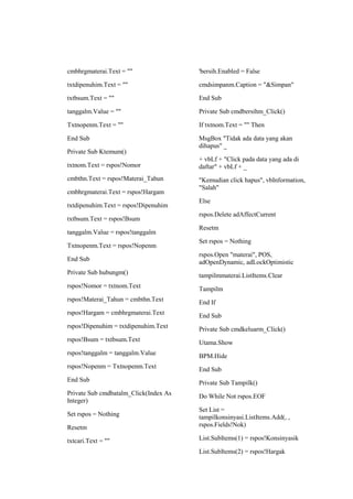 Lampiran source code | PDF