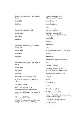 Lampiran source code | PDF