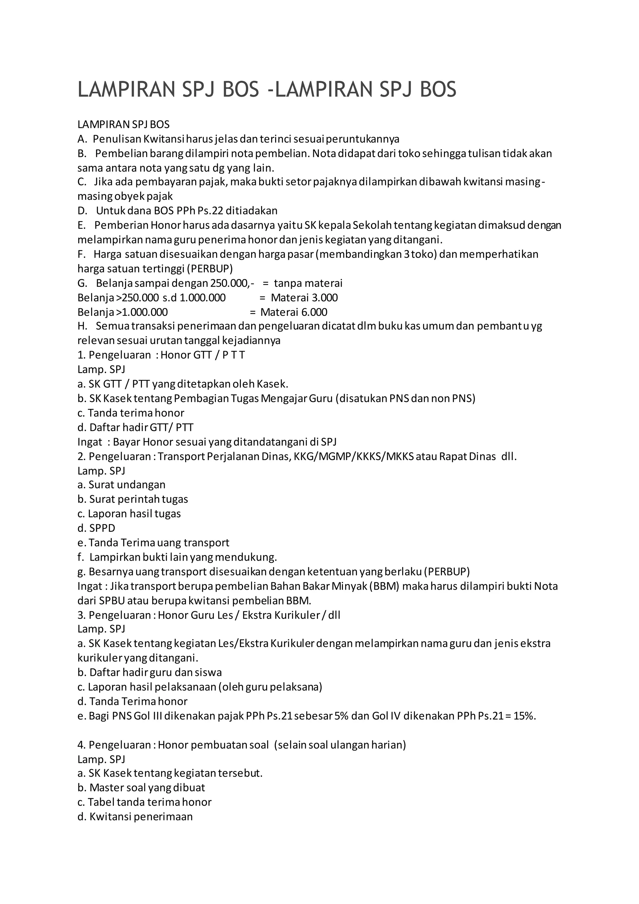 Lampiran spj bos | DOCX