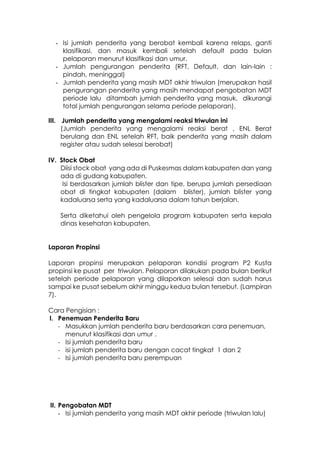 Lampiran sub pokok bahasan pelaporan pdf | PDF