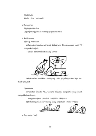 Lampiran tes kesegaran jasmani indonesia (2) | PDF