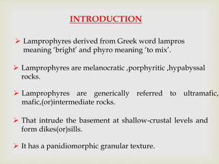 Lamprophyre | PPTX