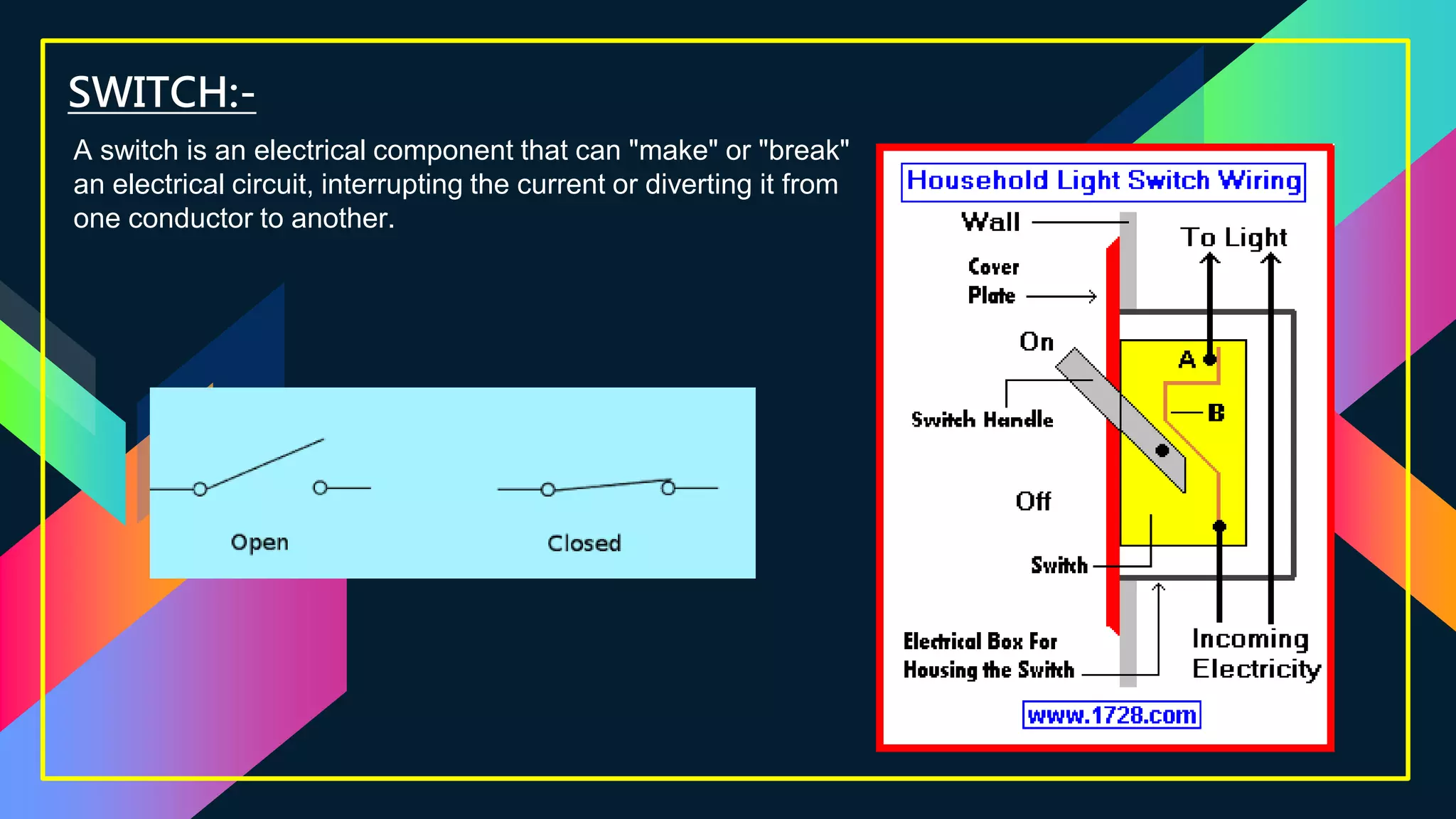 one lamp controlled by one switch | PPTX