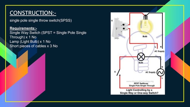 one lamp controlled by one switch | PPTX | Consumer Electronics | Technology & Computing