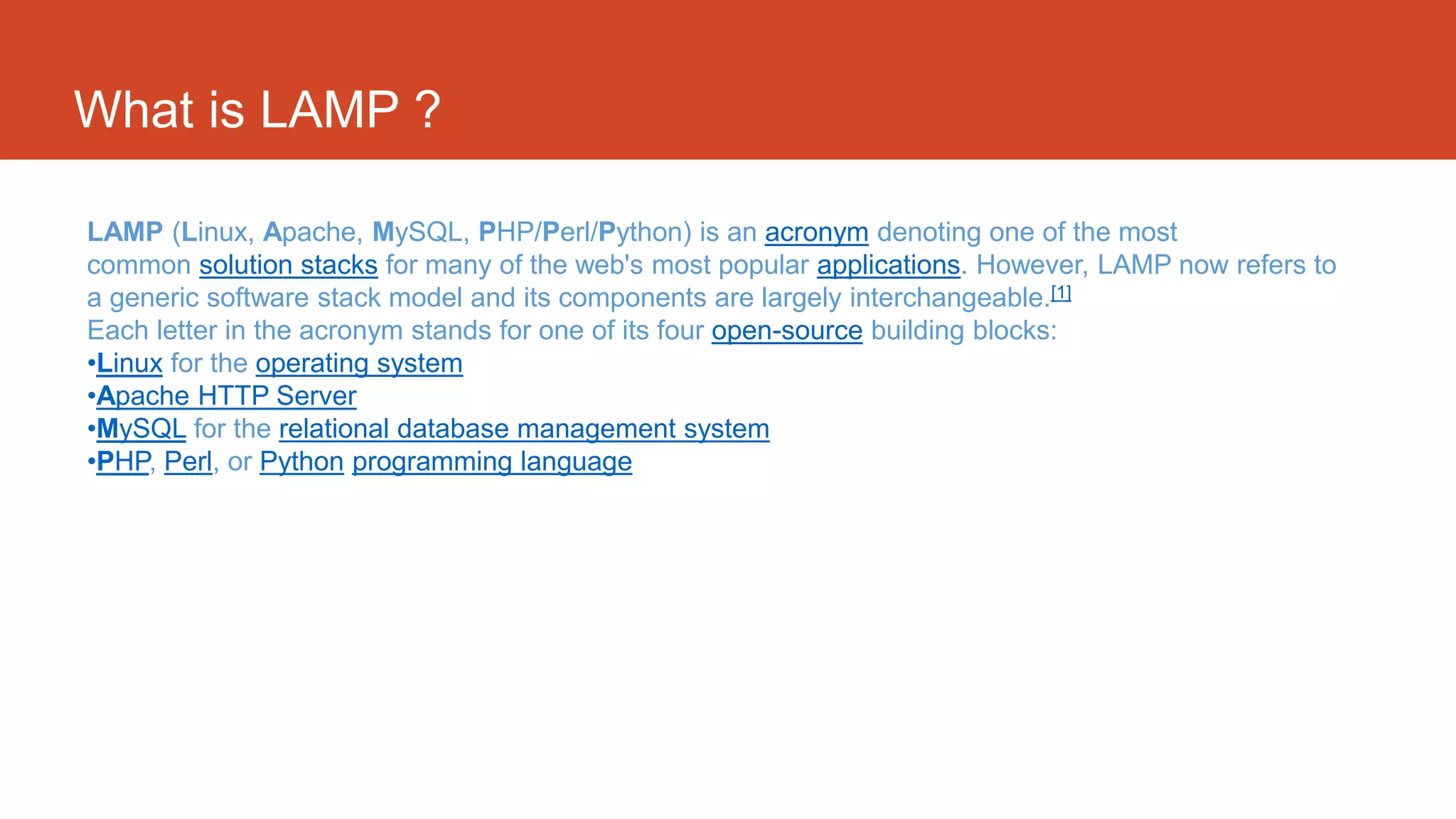 LAMP Stack Tutorial by jeetendra mandal | PPTX
