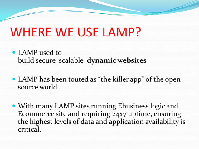 Lamp technology | PPTX