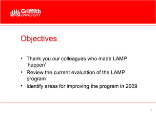 LAMP | PPT | Undergraduate Education | College Education