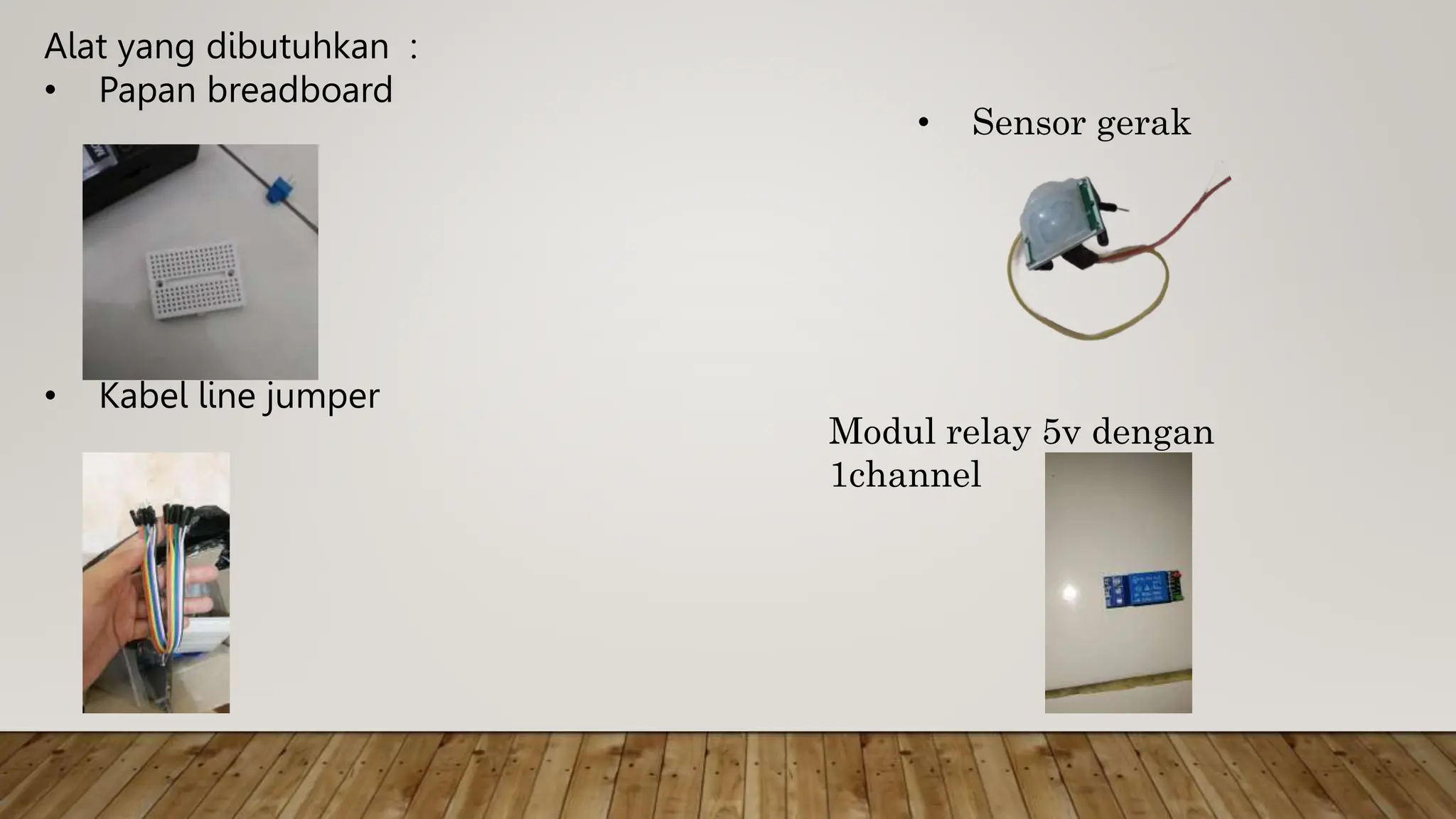 Lampu otomatis (ALARM) Pendeteksi Gerak.pptx