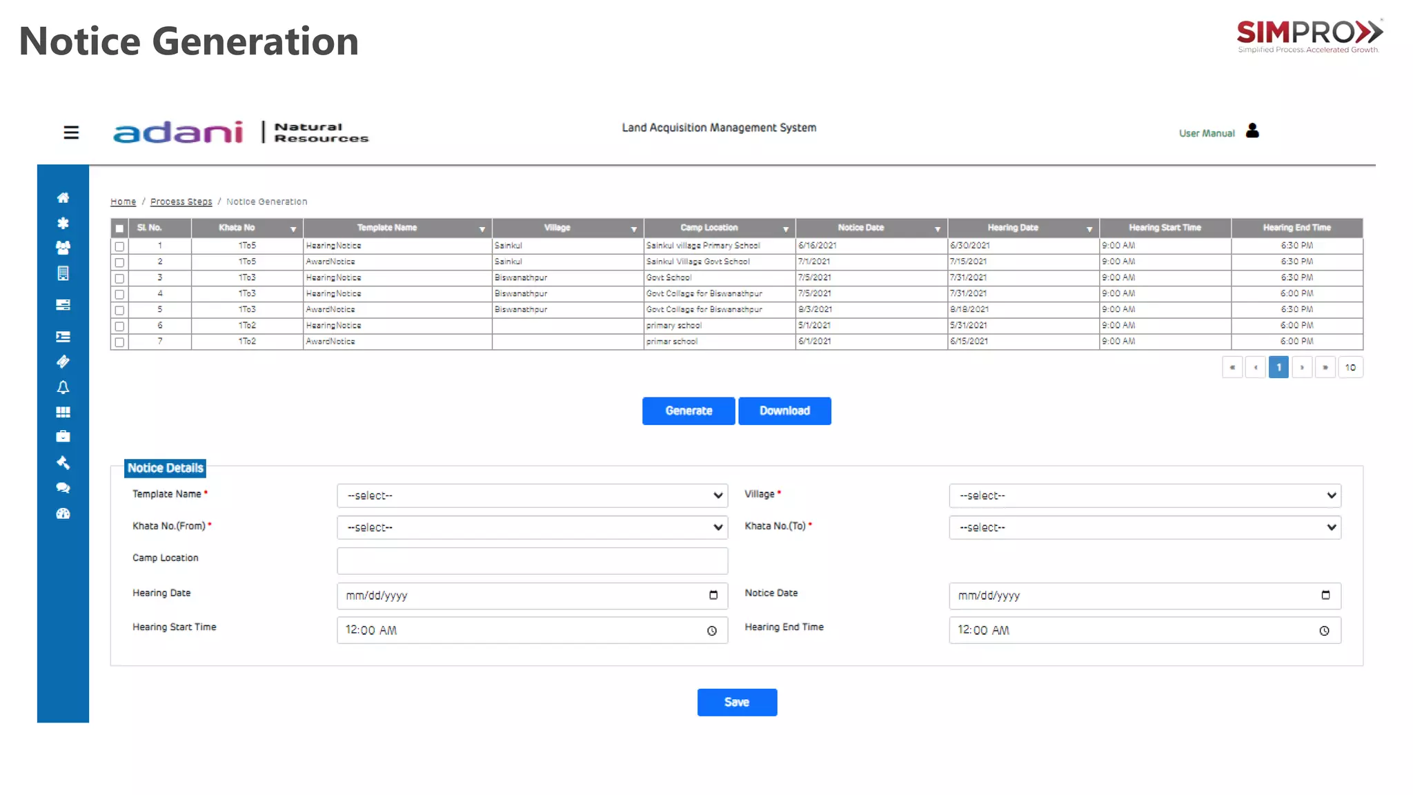 LAND ACQUISITION MANAGEMENT SYSTEM (LAMS) | PPTX