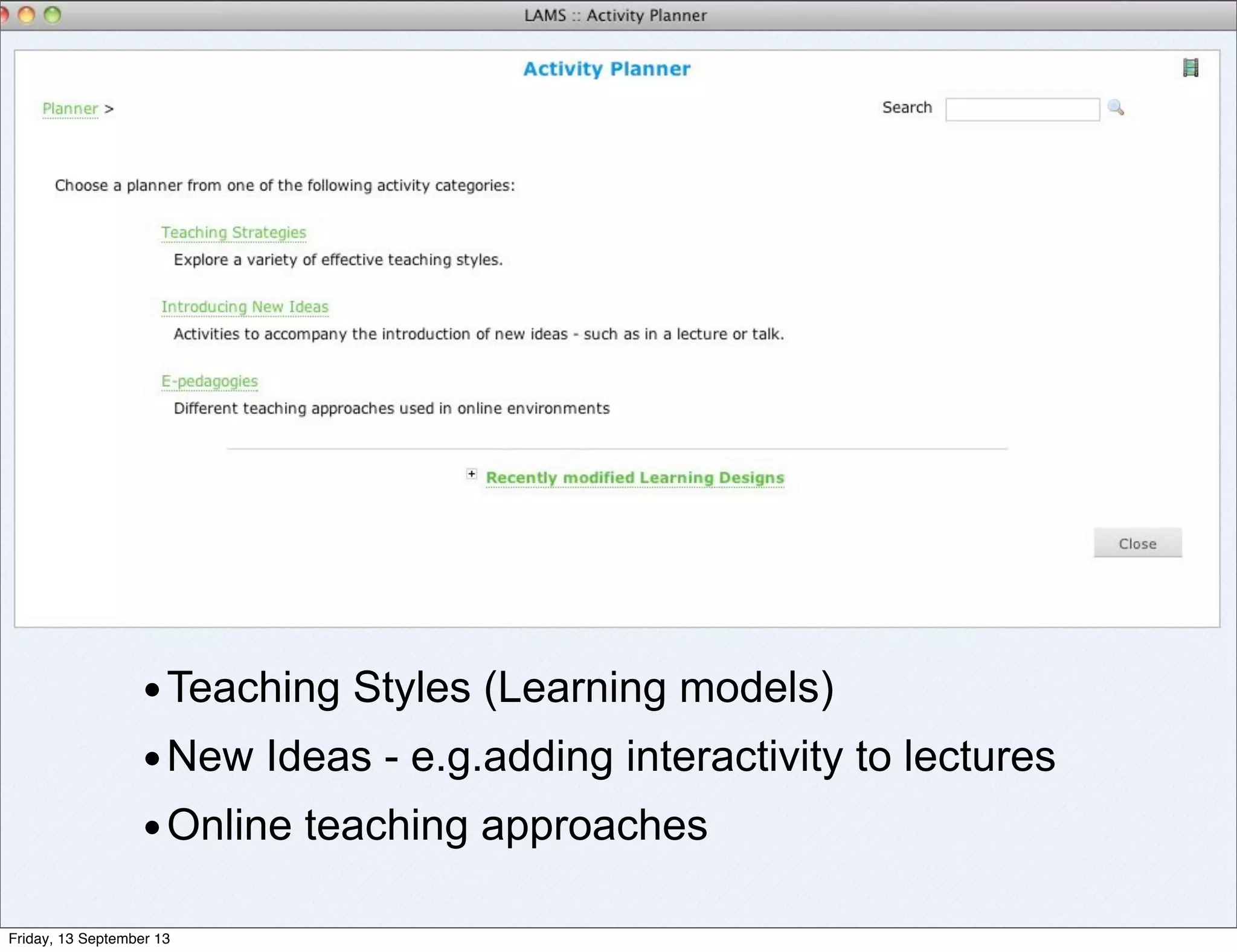Lams101: Introducing the Learning Activity Management System | PDF