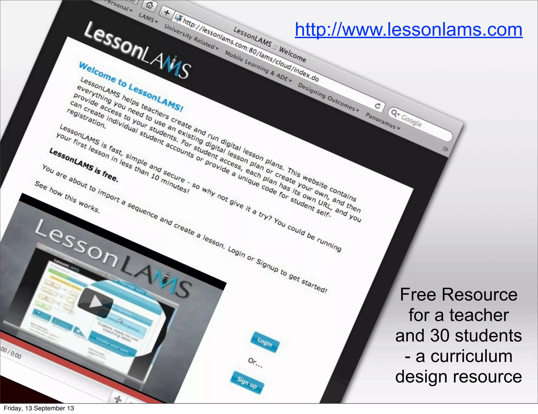 Lams101: Introducing the Learning Activity Management System | PDF