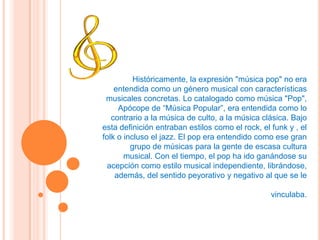 La música | PPTX