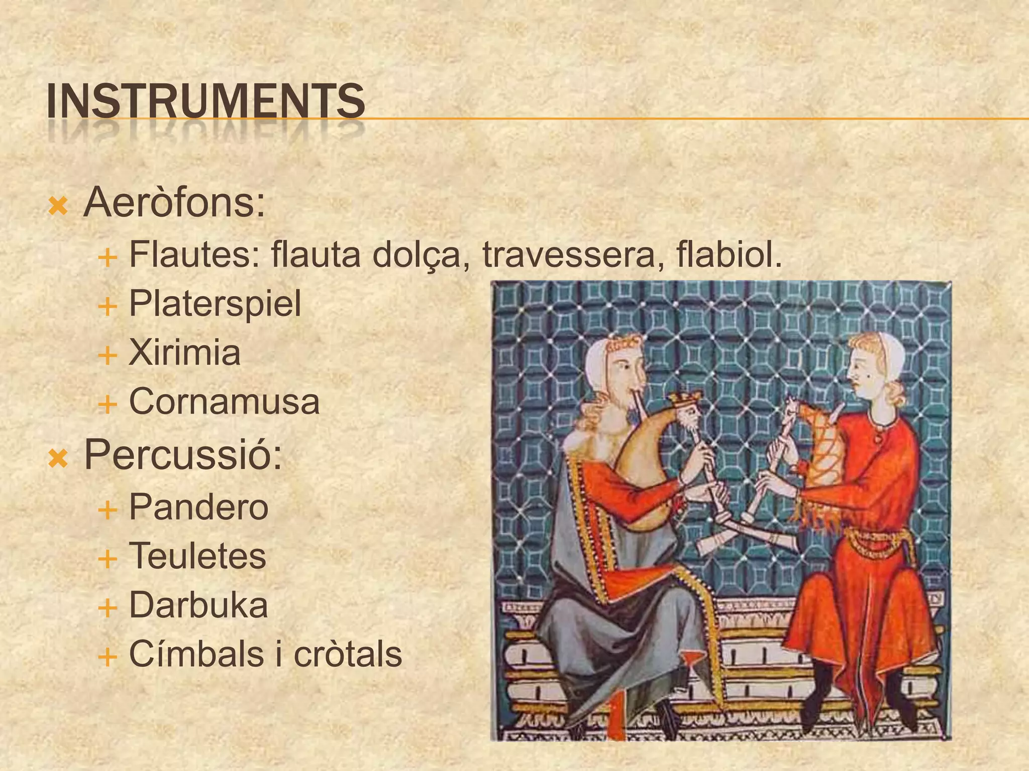 La música a l’edat mitjana | PPTX