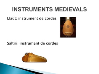 La música a l’edat mitjana | PPTX