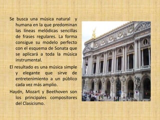 La música del clasicismo | PPTX
