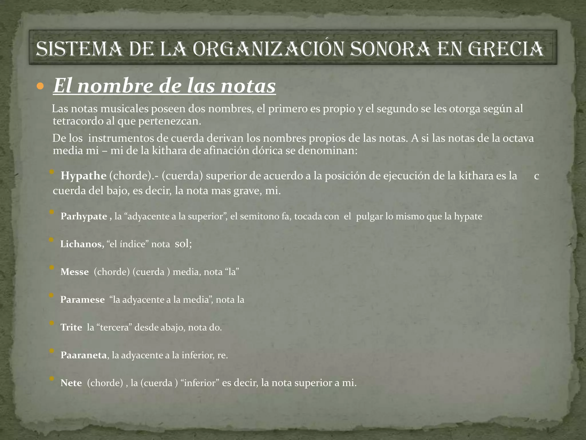 La música en Grecia | PPT