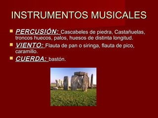 La música en la prehistoria | PPT