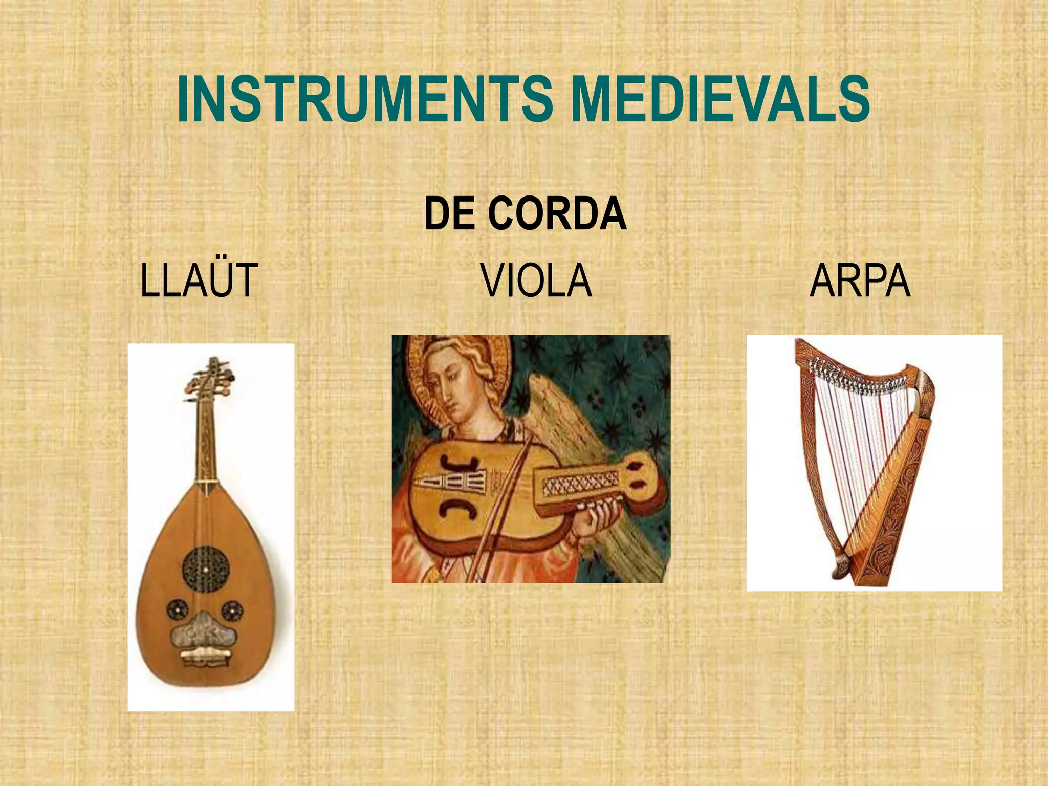 MÚSICA A L'EDAT MITJANA | PPTX