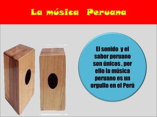 La música peruana | PPTX