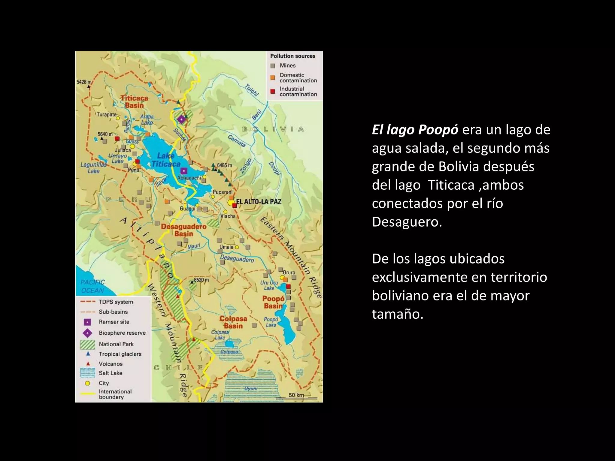 La muerte del Lago Poopó en Bolivia | PPTX