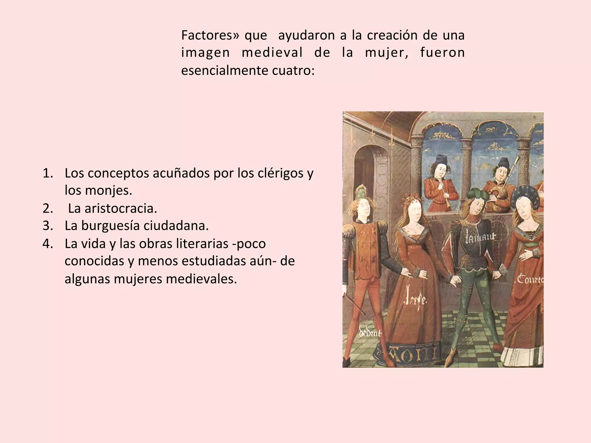 La mujer en la Edad Media | PPT