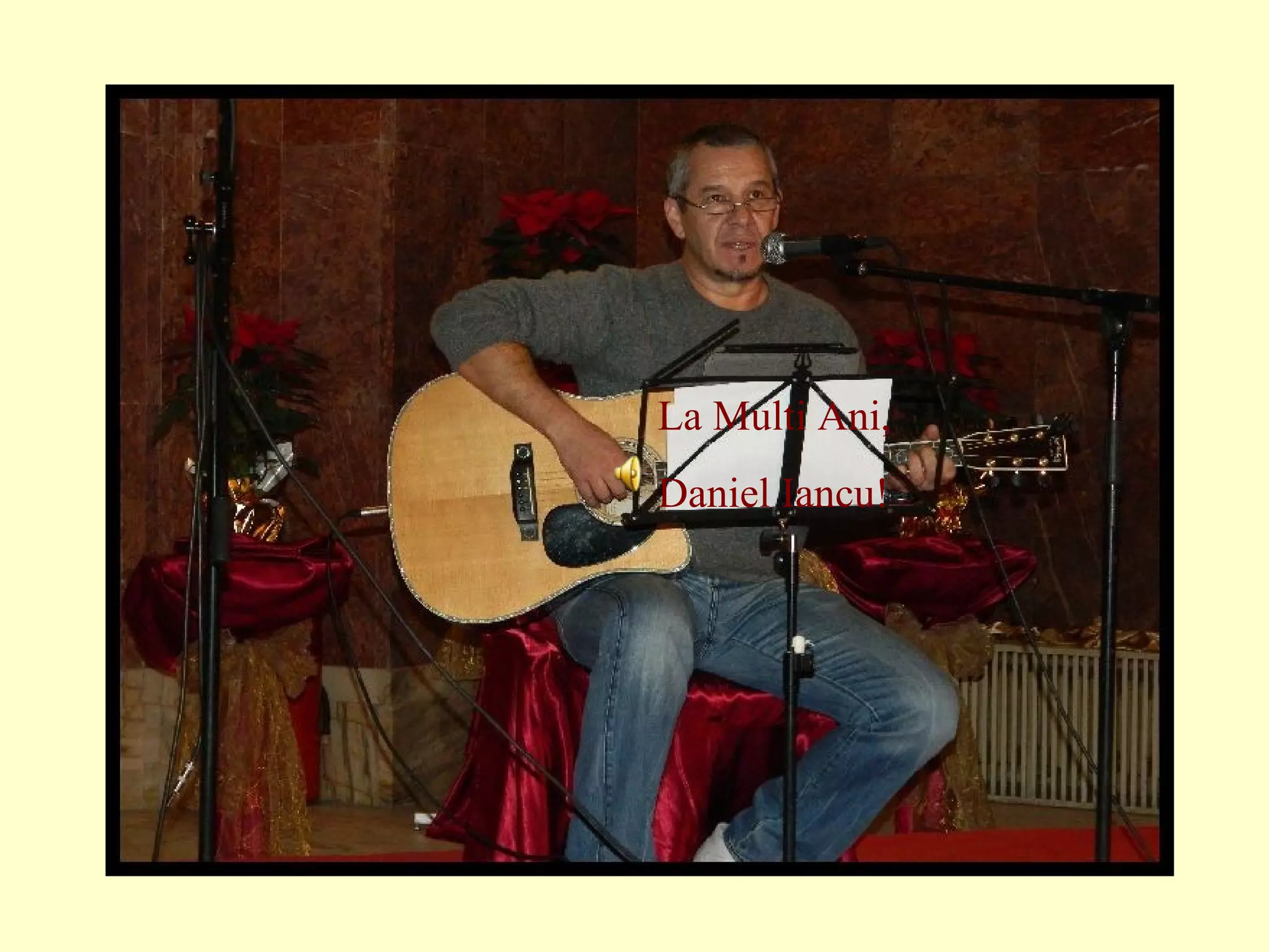 La multi ani Daniel Iancu! | PPT