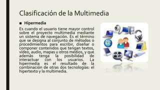 La multimedia | PPTX