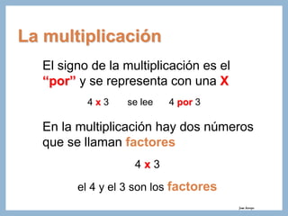 La multiplicacion | PDF