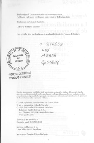 La mundializacion armandmattelart | PDF