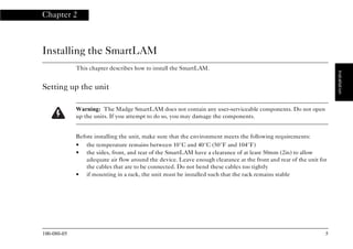 SmartLAM STP and SmartLAM Plus UTP Installation Guide | PDF