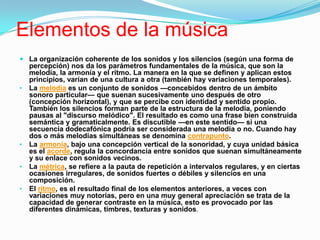 La musica | PPTX
