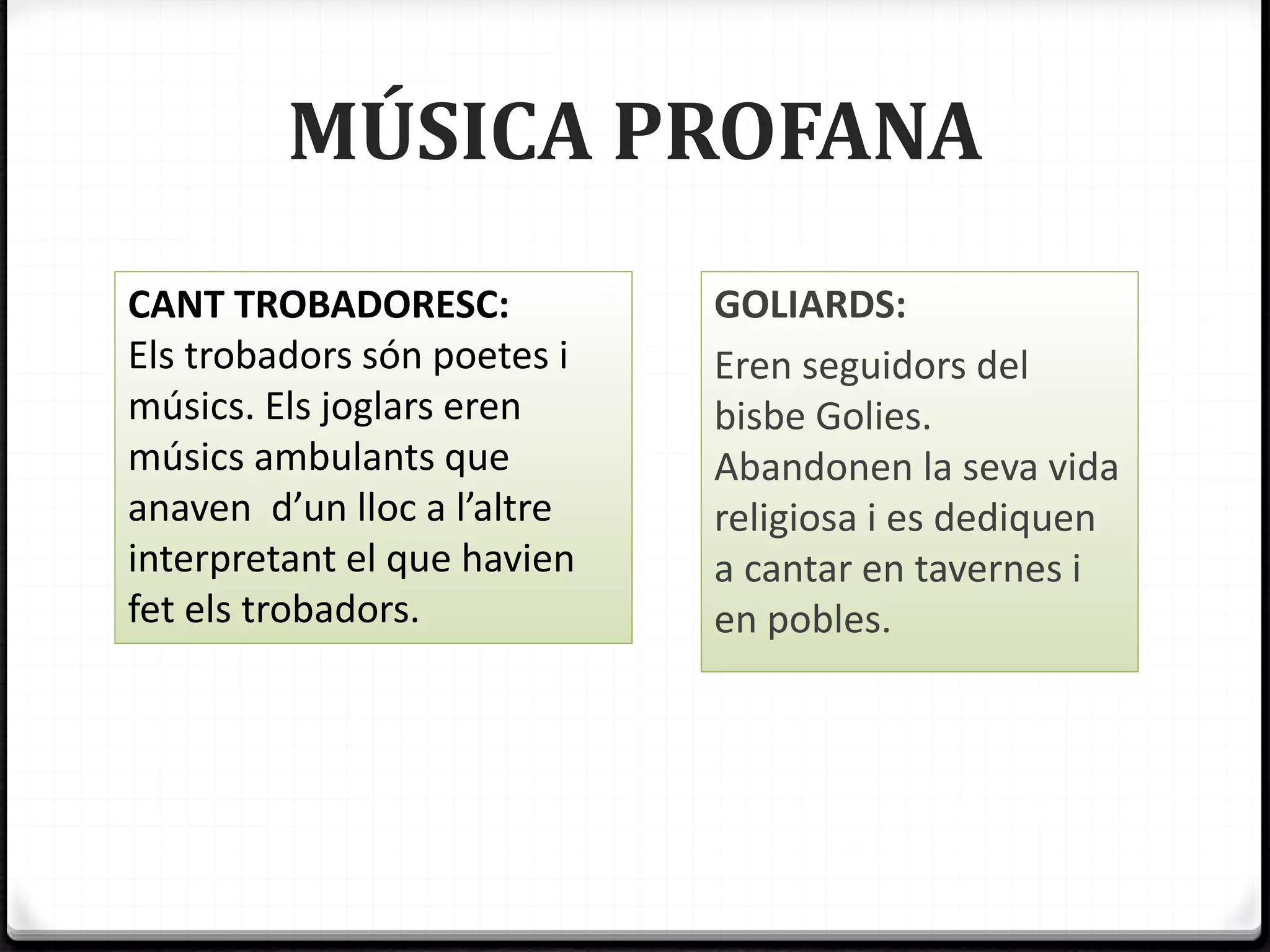 La música de l'edat mitjana | PPTX
