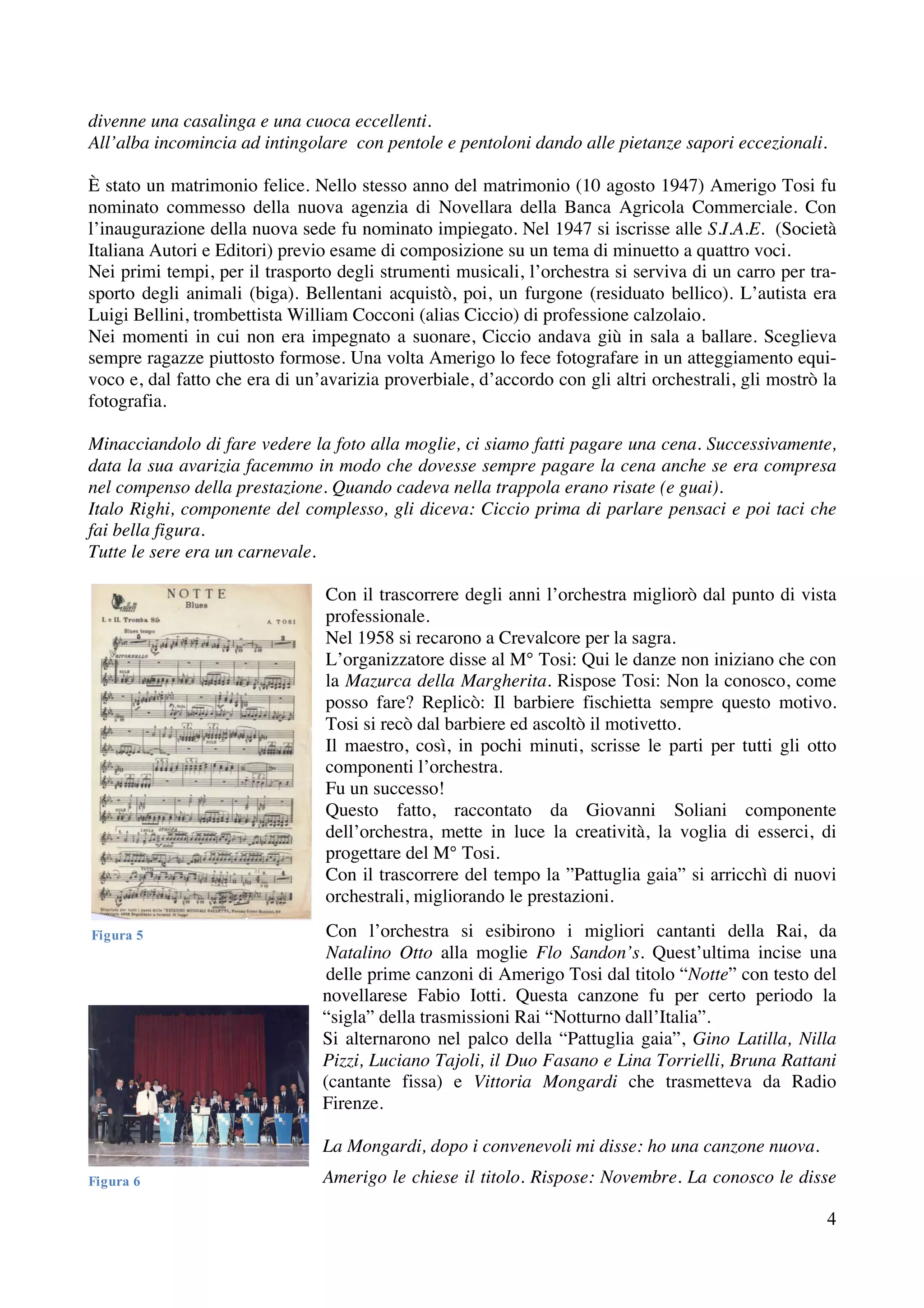 La straordinaria vita del maestro compositore Amerigo Tosi | PDF
