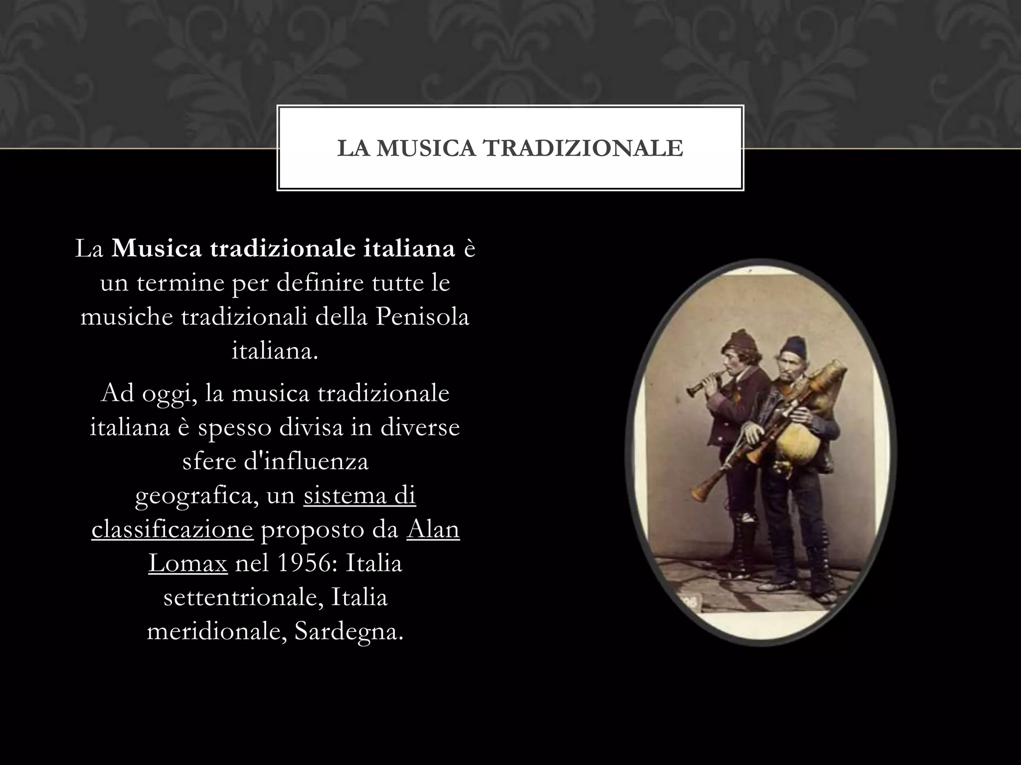 La musica italiana | PPTX